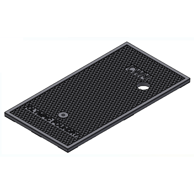 SM30 City of Kent Cover with 2" Reader Hole | Standard Products Group