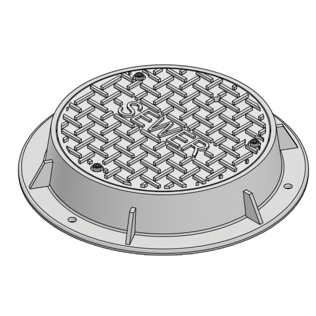 MH30FN Ring & 1 Hole Locking Sewer Cover | Standard Products Group